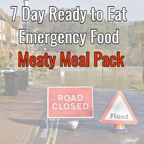 7 Day Ready to Eat Emergency Food Meaty Pack