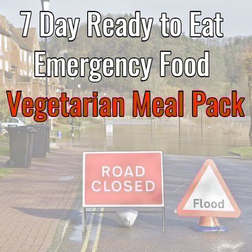 7 Day Ready to Eat Emergency Food vegetarian Pack