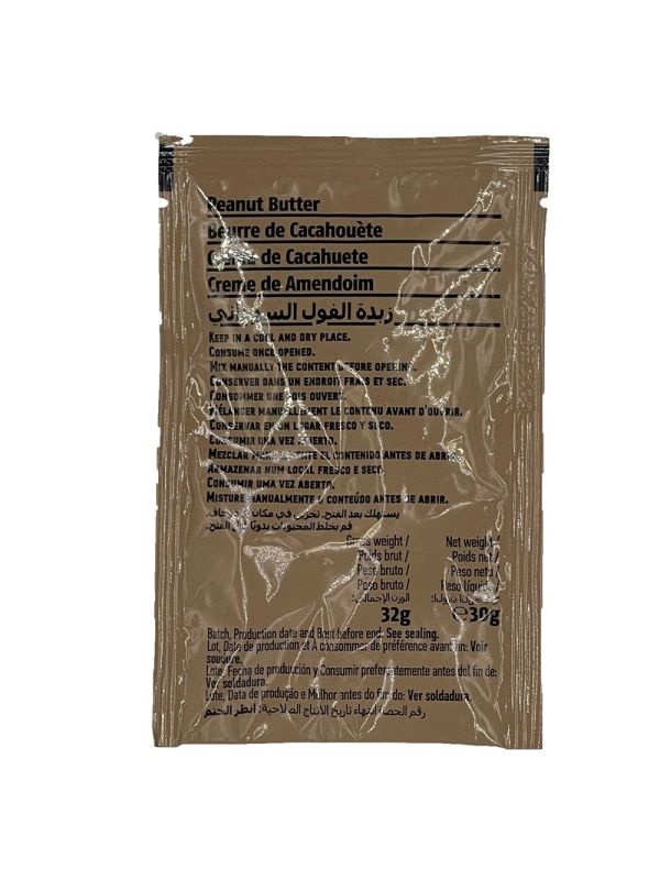 Single 30g Peanut Butter Sachet