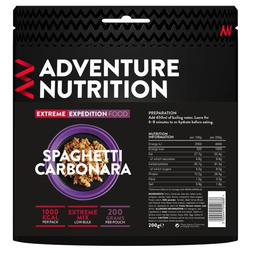 Extreme Expedition Food Pasta Carbonara