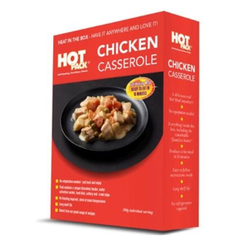 Chicken Casserole Self heating HOT PACK: Hot Pack Meal